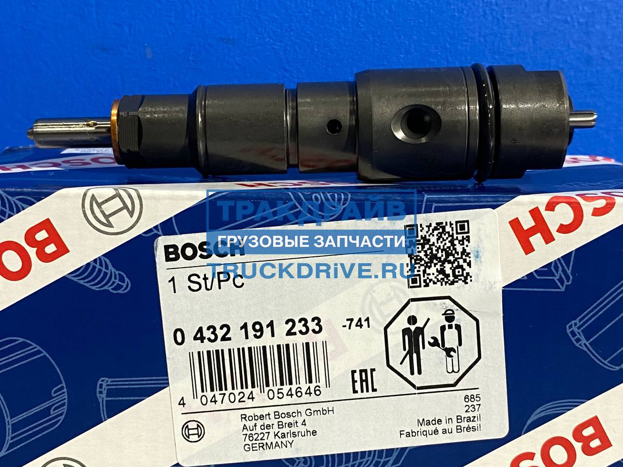 Форсунка топливная Liebherr в сборе 0432191233 BOSCH купить недорого