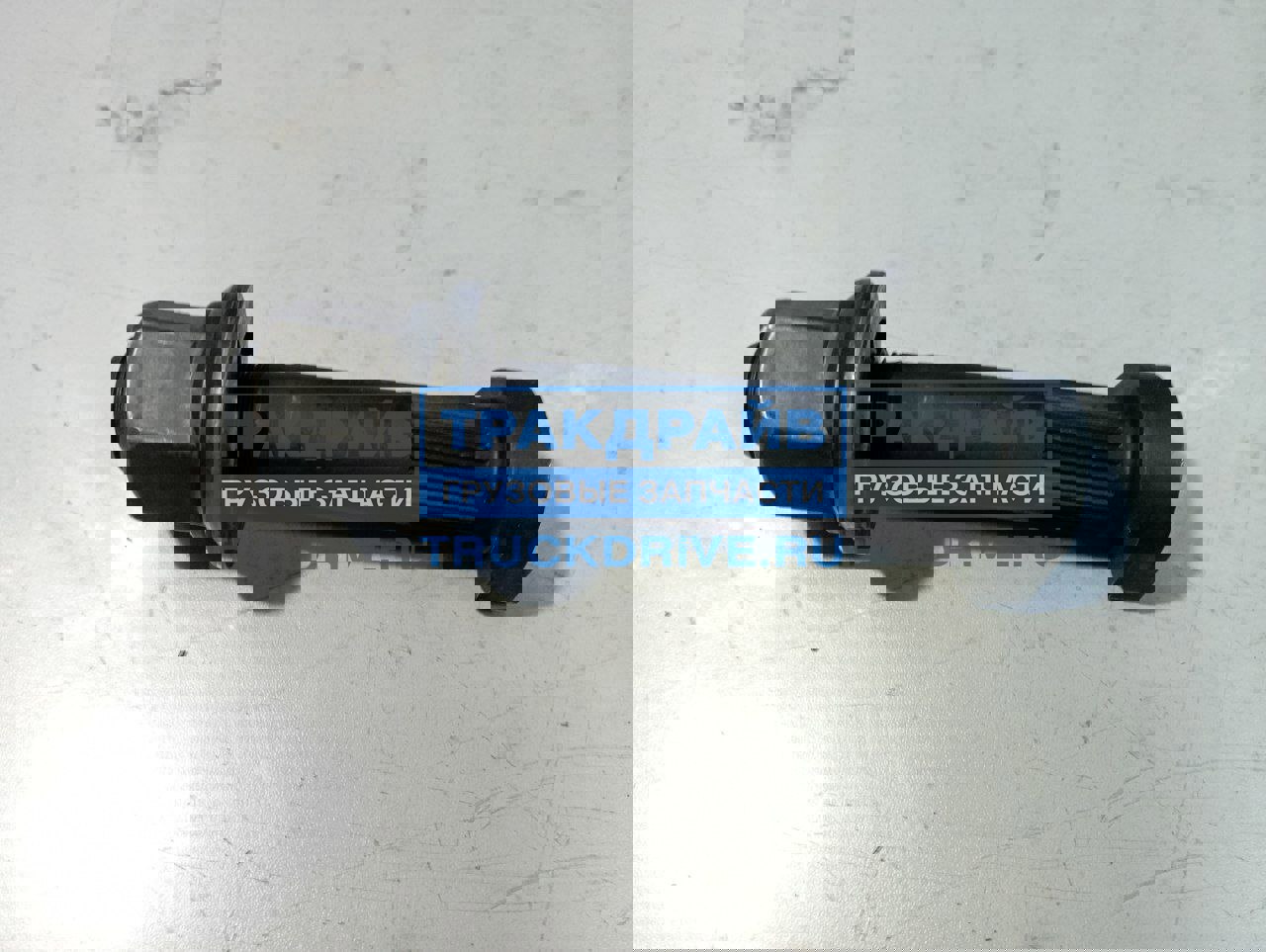 Шпилька колесная задняя с гайкой Howo Shacman L=120 D=23 мм с насечками ...