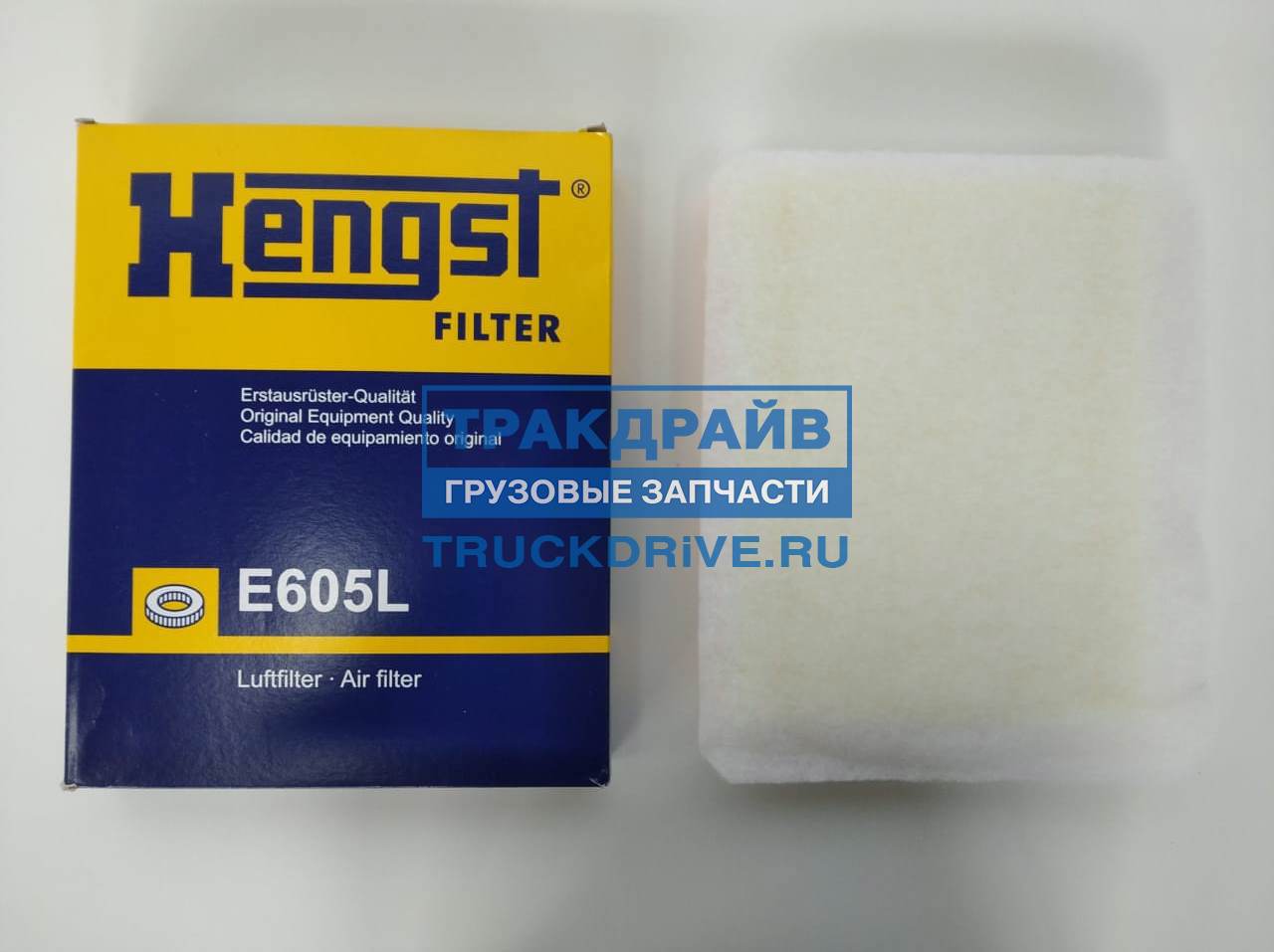 Фильтр воздушный Опель Астра H Зафира 1.6-1.9D E605L HENGST купить недорого