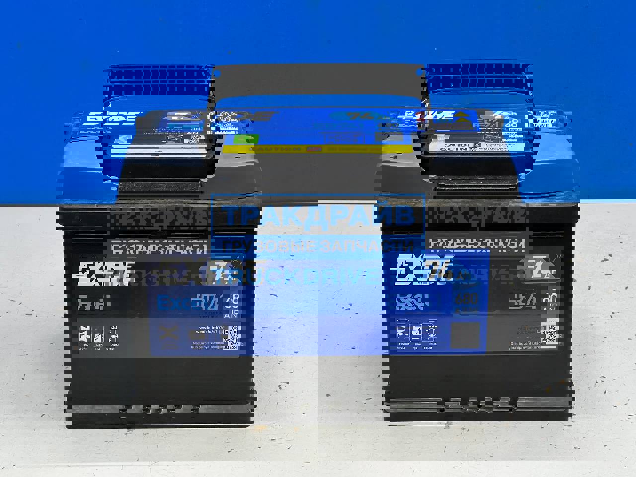 Аккумулятор 12V 74Ah 680A 278*175*190 S4 ETN1 EB741 EXIDE купить недорого