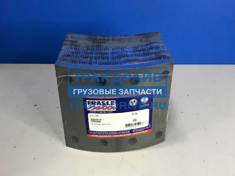 Накладки тормозные барабанные SAF на ось 8 шт 420х180 19283/28400 FRAS ...