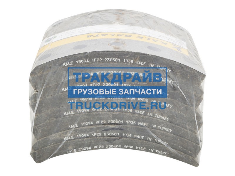 Колодки тормозные барабанные 19094 оси BPW SAF 19094 KALE BALATA купить ...