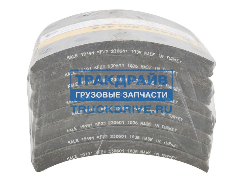 Колодки тормозные барабанные 19191 оси BPW ECO PLUS 2 19191 KALE BALATA ...