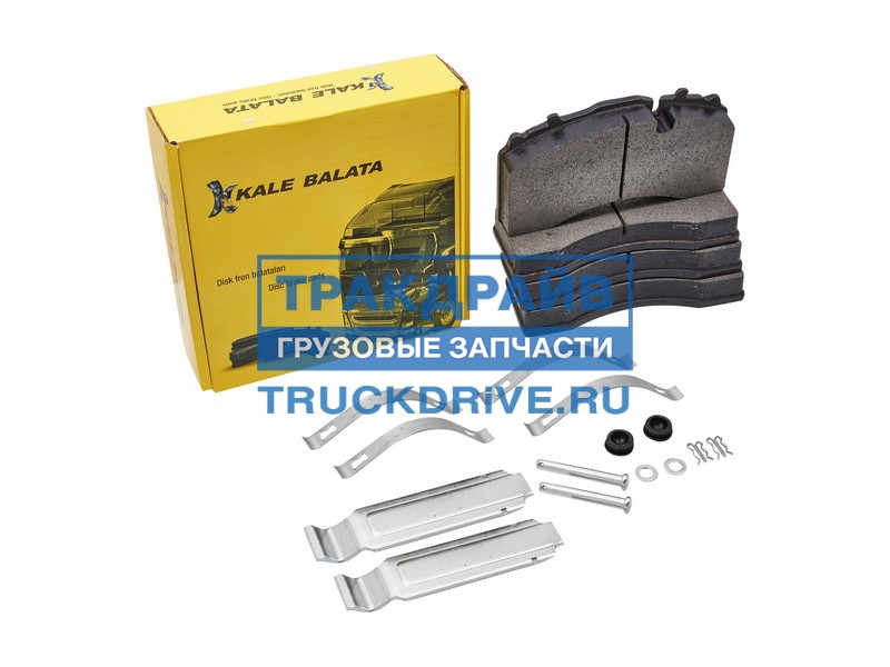 Колодки тормозные дисковые WVA 29228 на оси BPW TSB4309/4312 2922830024 ...