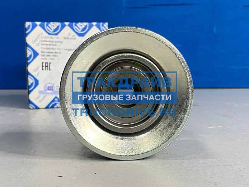 Ролик натяжной поликлинового ремня Мерседес мотор OM457 OM541 D=80 h=48 ...