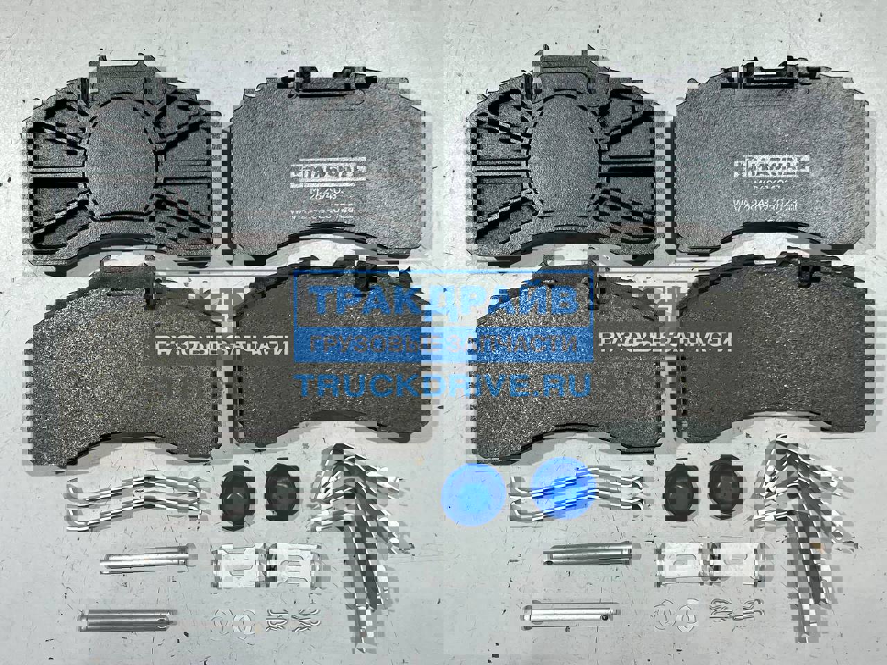 Колодки тормозные для осей BPW TS2 4309 (с установочным комплектом ...