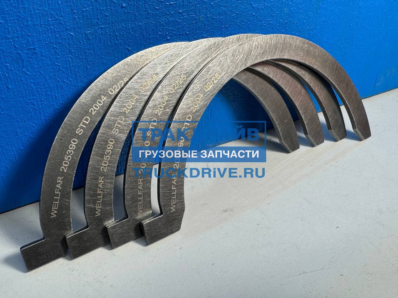 Полукольца упорные для Volvo F12 FH12 с мотором TD122 TD123 D12A D12C ...