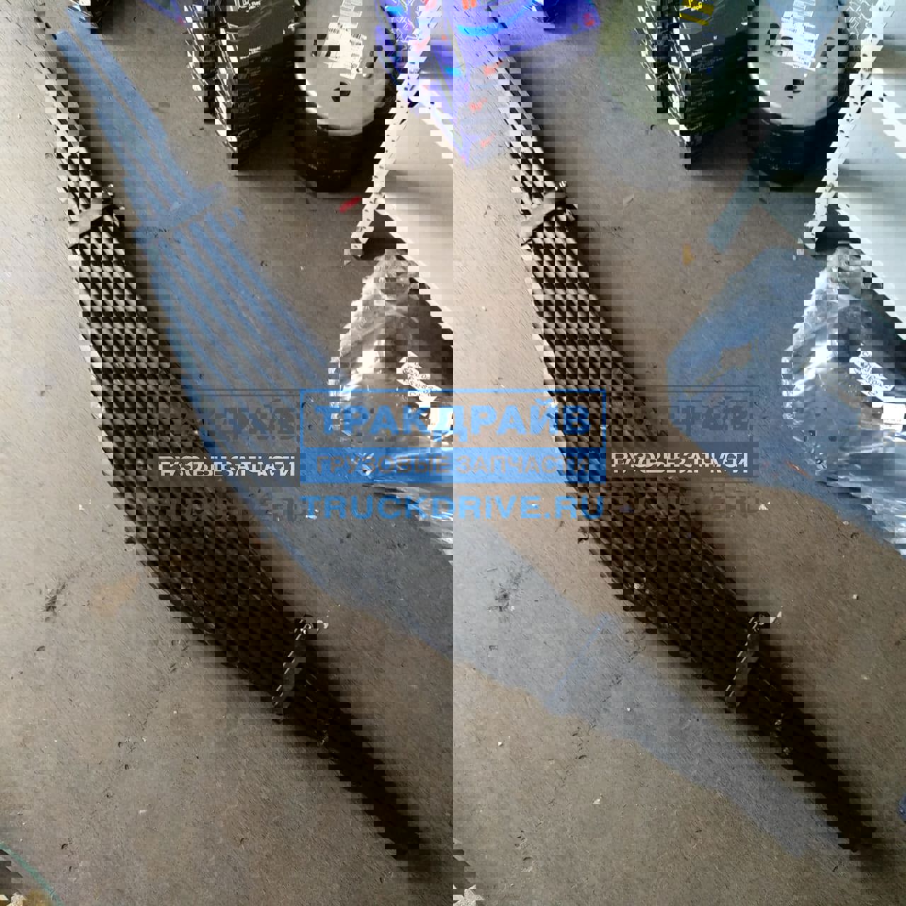 Рессора Volvo FM9 FM12 самосвал 9 листовая ширина 90 мм длина 830x830 ...